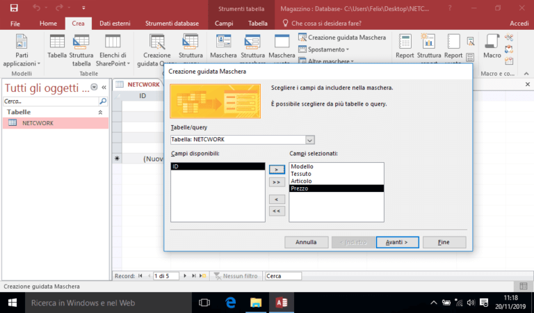 Come creare un database con Access | NETCWORK.IT Come creare un database con Access | NETCWORK.IT